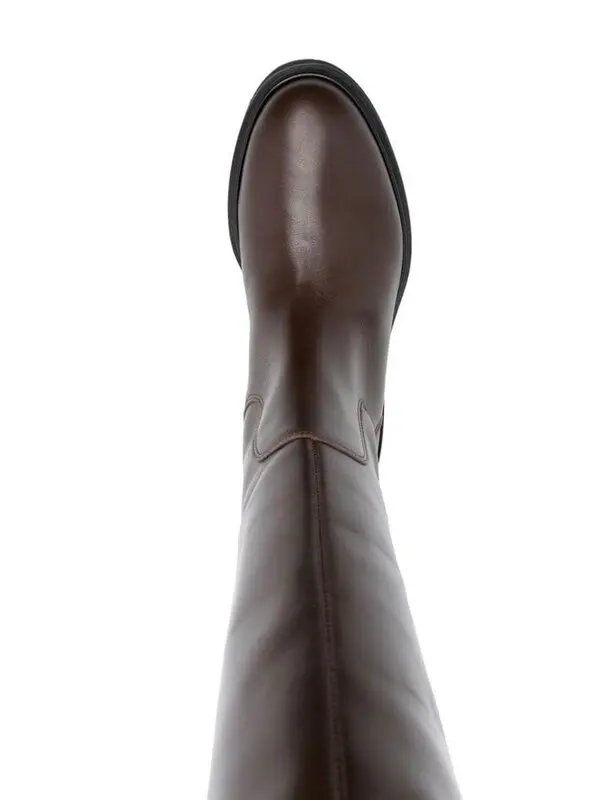 AeydĒ Knee-length Leather Boots