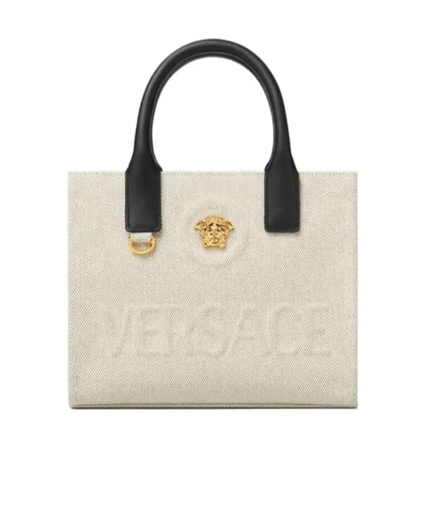 Versace La Medusa Mini Tote Bag - Nude