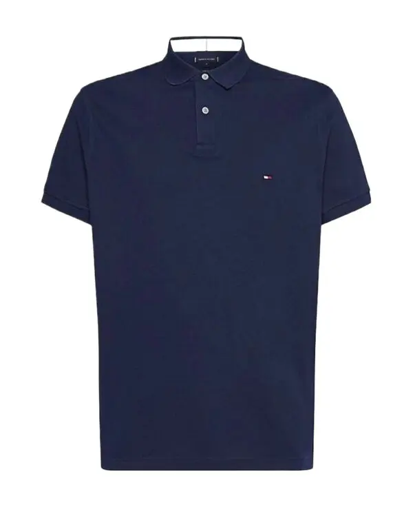 Tommy Hilfiger Lapel Polo Shirt - Blue