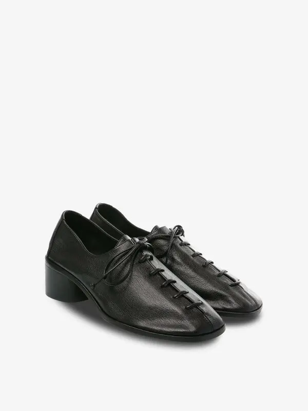 Hereu Lace-up Block-heel Pumps