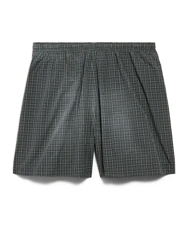 Balenciaga Checked Pattern Swim Trunks