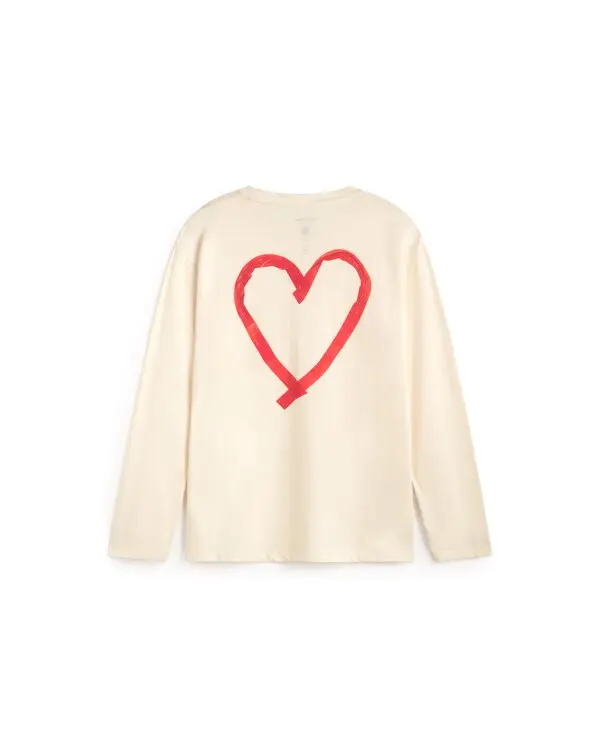 THINKING MU Heart Tape Emilio Long-sleeve T-shirt