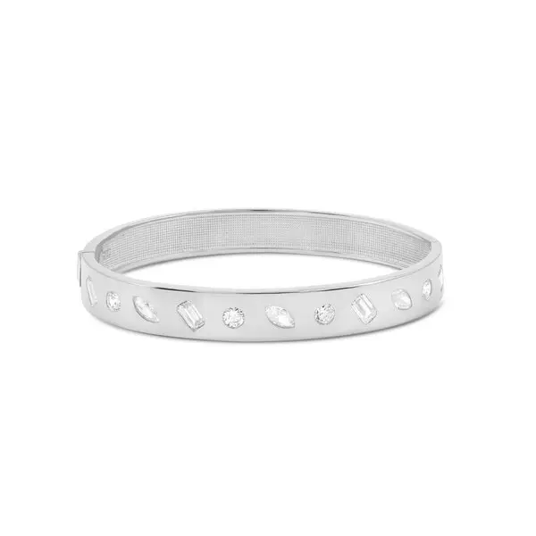 SHYMI Mixed Shape Bangle - Silver