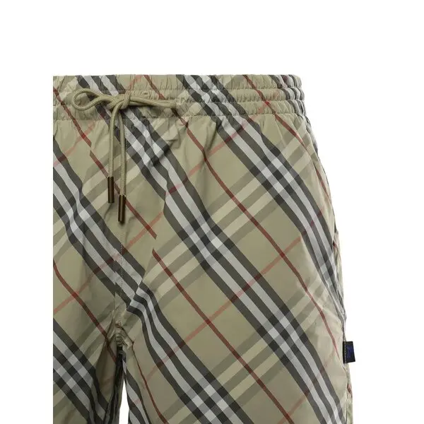Burberry Neutrals Beachwear Swim Shorts