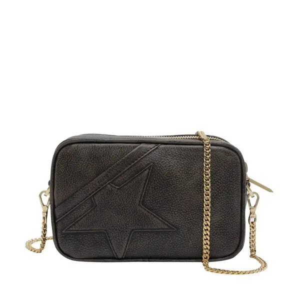 GOLDEN GOOSE Mini Star Crossbody Bag - Brown