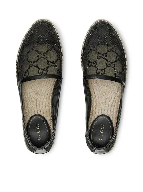 Gucci Espadrilles With Gg Crystals