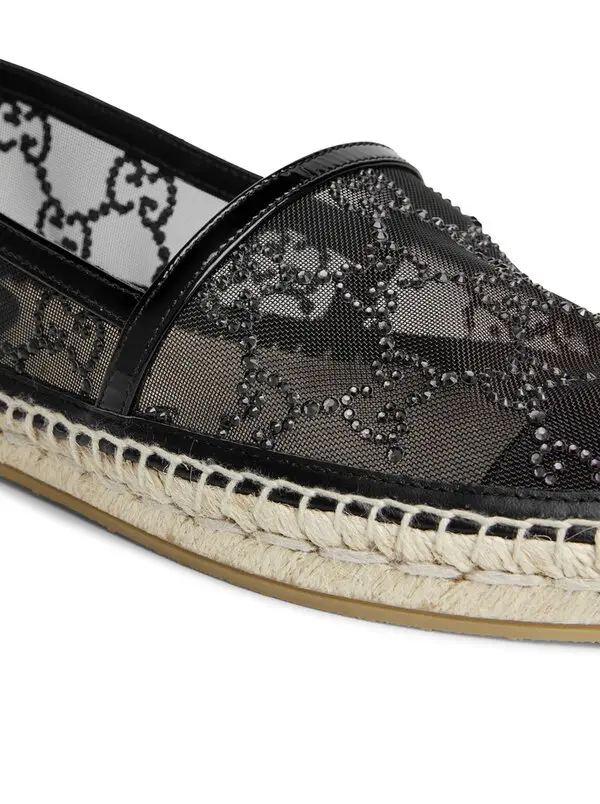 Gucci Espadrilles With Gg Crystals