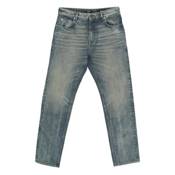 Balmain Denim Regular & Straight-leg Jeans - Blue