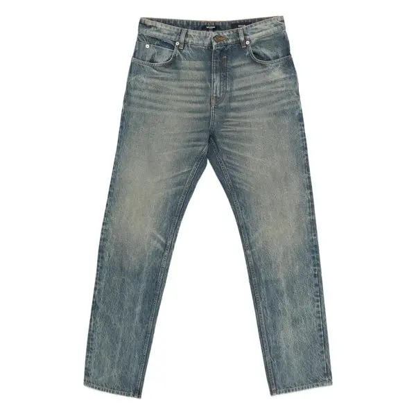Balmain Denim Regular & Straight-leg Jeans - Blue