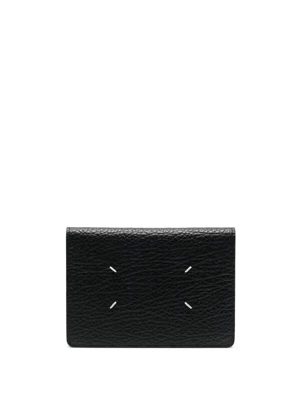 MAISON MARGIELA Card Holder With Four-stitch Stitching - Black
