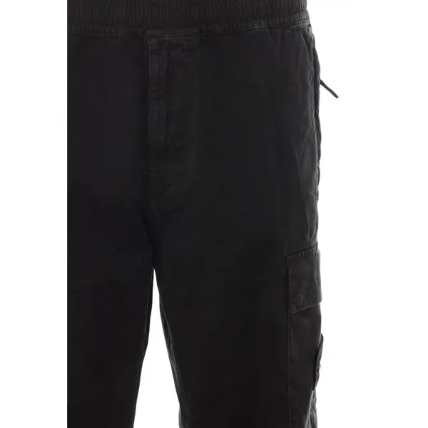 Stone Island Logo Track Pants - Black