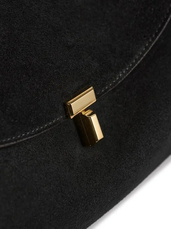 TOTEME T-lock Suede Bag