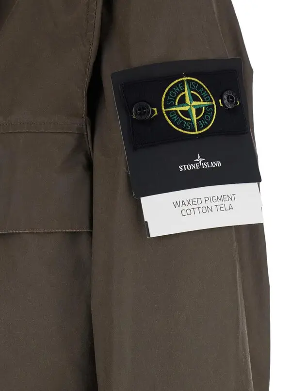Stone Island Coated Cotton Blend Jacket - Multicolor