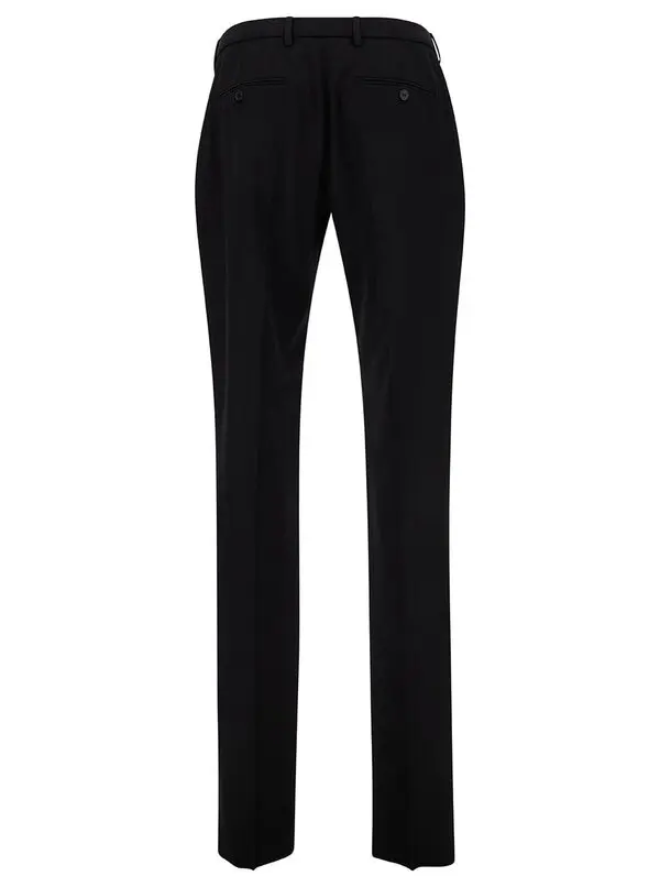 Saint Laurent Tailored Pinces Wool Pants