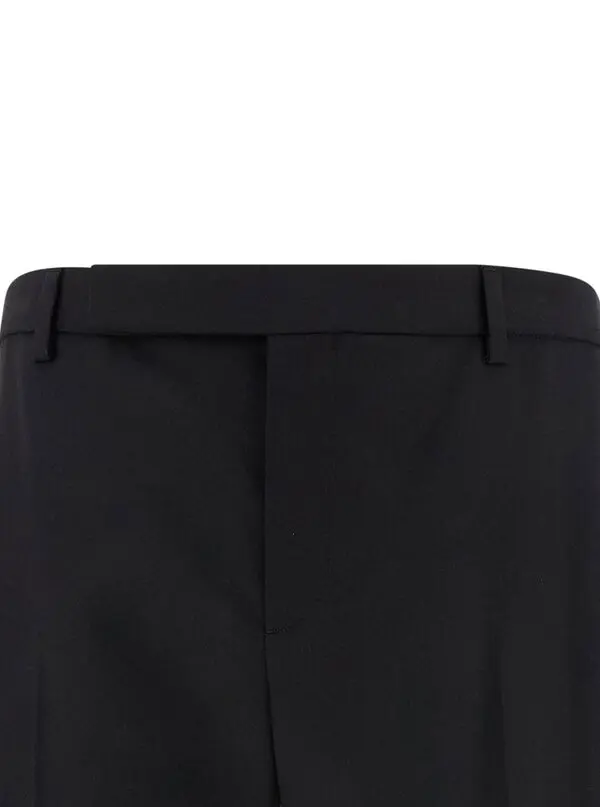 Saint Laurent Tailored Pinces Wool Pants