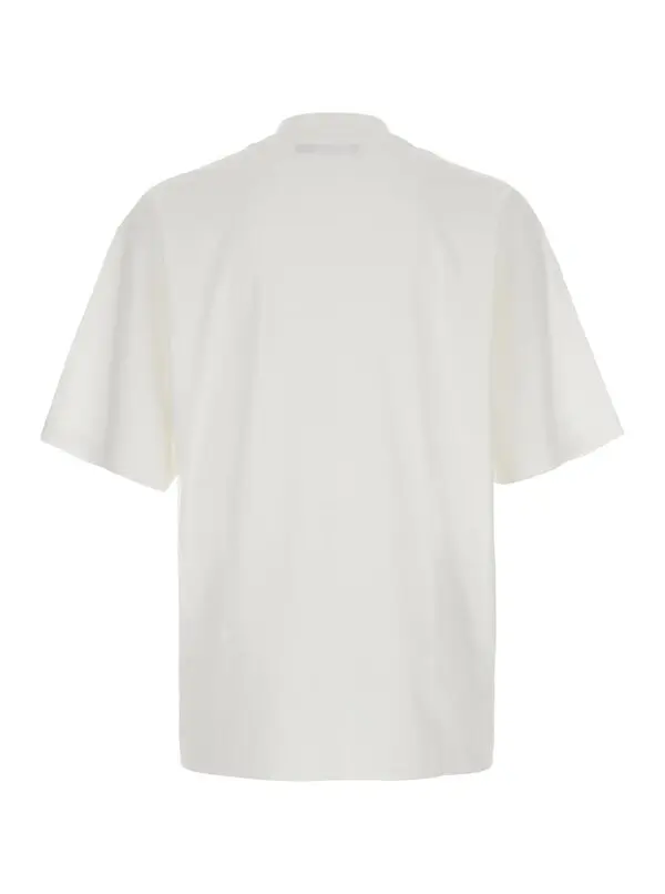 Dolce & Gabbana Oversize T-shirt With Maxi Logo On The Front In Cotton