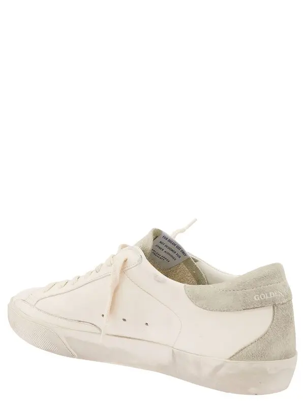 GOLDEN GOOSE Superstar Vintage Effect Leather Low Top Sneakers