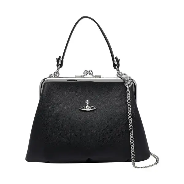 VIVIENNE WESTWOOD Granny Frame Purse - Black