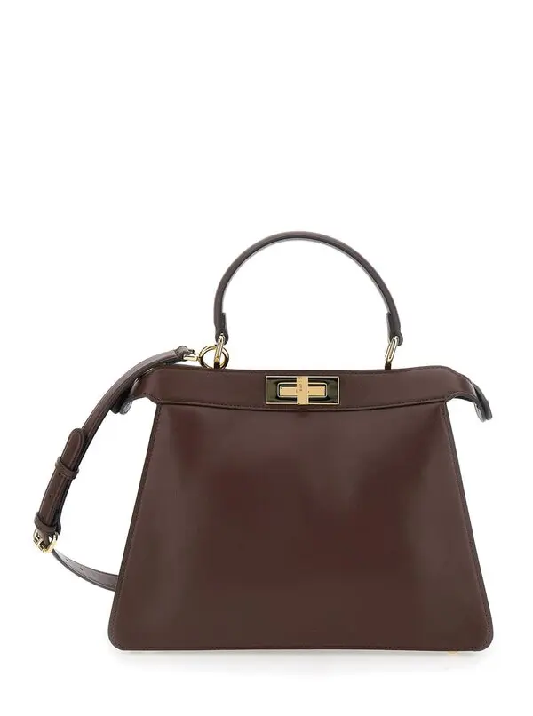 Fendi Peekaboo I See You Handbag With Sequins Embroidery
