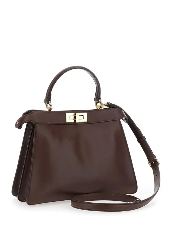 Fendi Peekaboo I See You Handbag With Sequins Embroidery