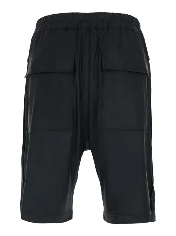 Rick Owens Tech Fabric Drawstring Shorts