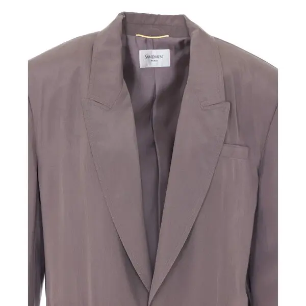 Saint Laurent Habotai Silk Jacket