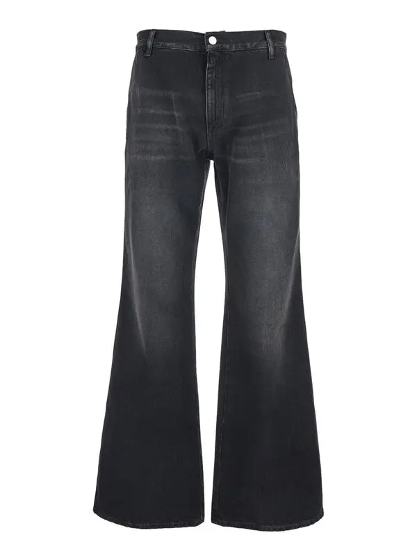 Amiri Wide Leg Denim Jeans - Multicolor