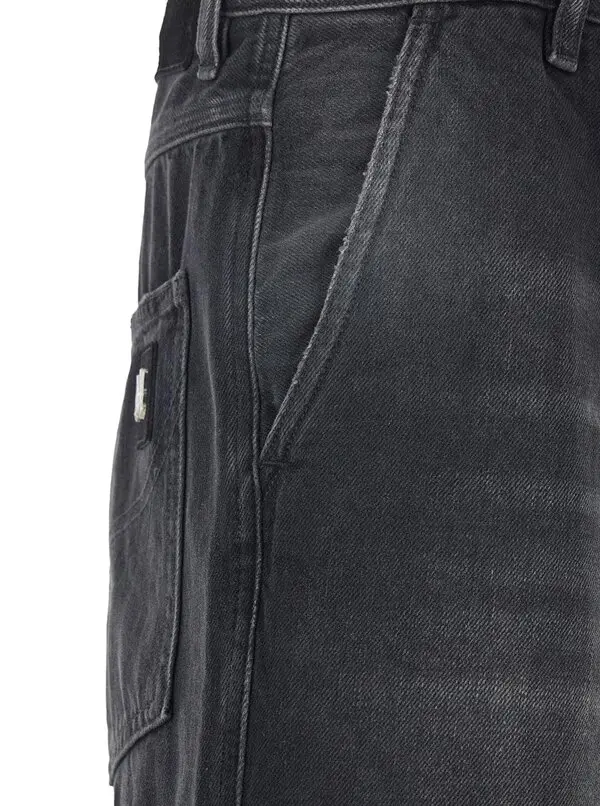 Amiri Wide Leg Denim Jeans - Multicolor