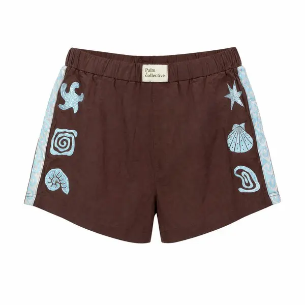 PALM COLLECTIVE Sol Maroc Shorts - Brown