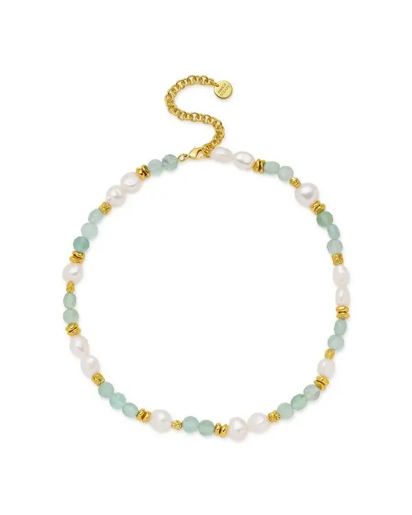 AMBER SCEATS Agave Necklace - Green
