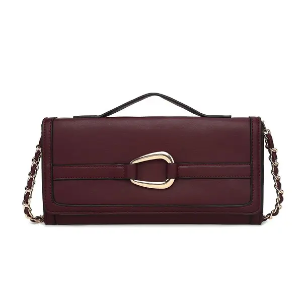 MKF COLLECTION - J'OMOR Arlena Crossbody Bag Burgundy
