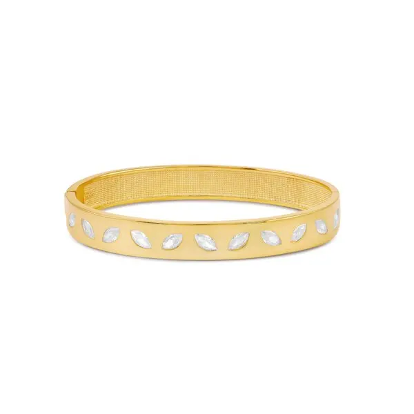 SHYMI Marquise Shape Bangle - Gold