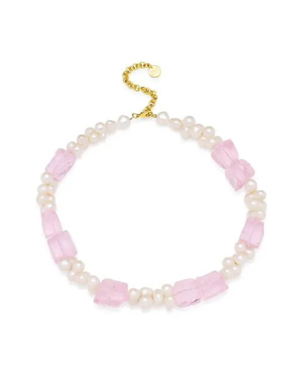 AMBER SCEATS Eze Necklace - Pink