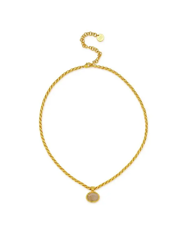 AMBER SCEATS Apache Necklace - Gold/brown