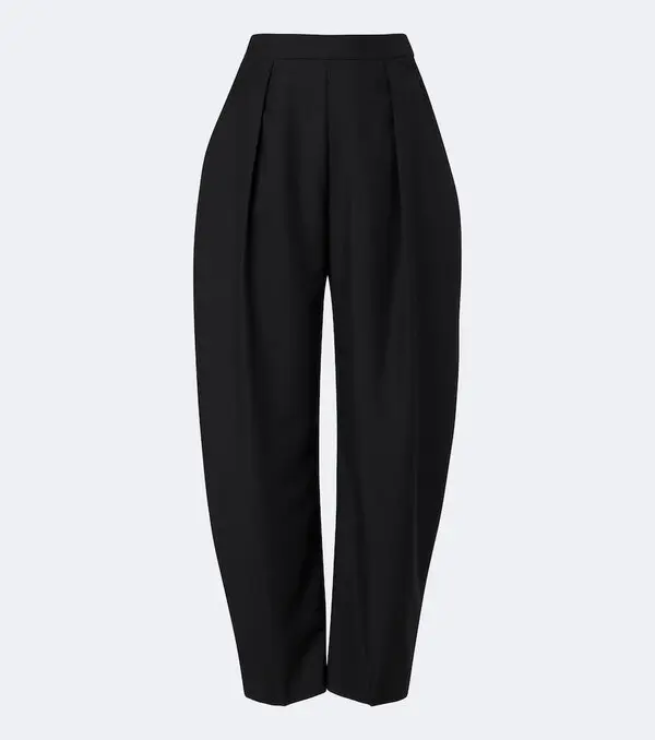 RÓHE Wool And Mohair Pants - Black