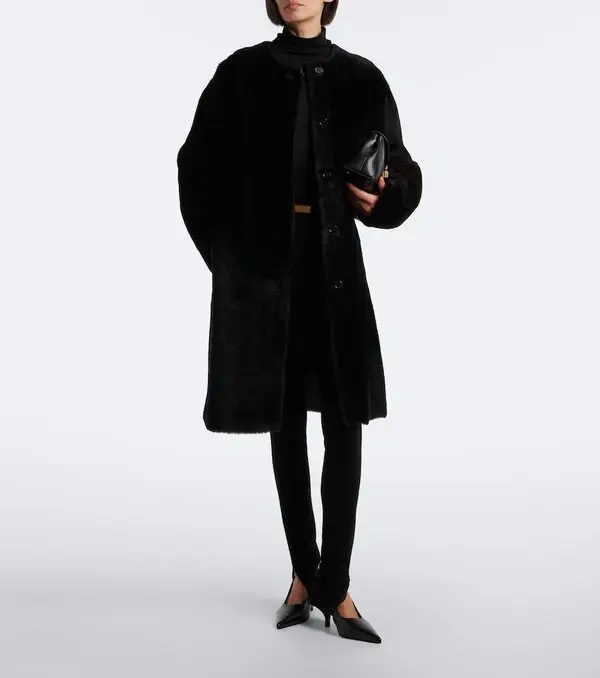 Loulou De Saison Elba Reversible Shearling Coat