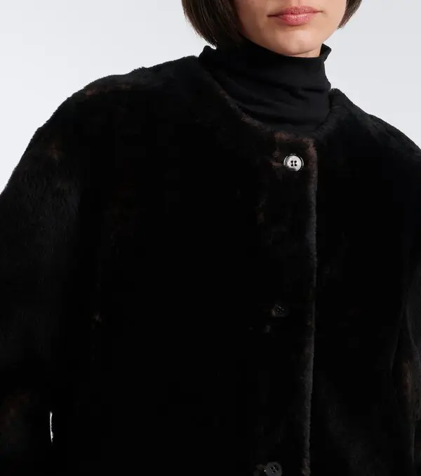 Loulou De Saison Elba Reversible Shearling Coat