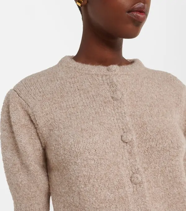 Agnona Cashmere, Silk, And Wool Cardigan