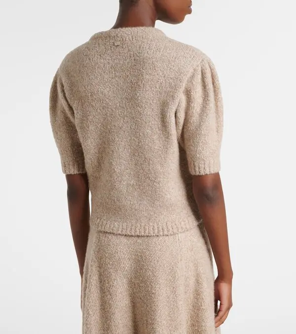 Agnona Cashmere, Silk, And Wool Cardigan