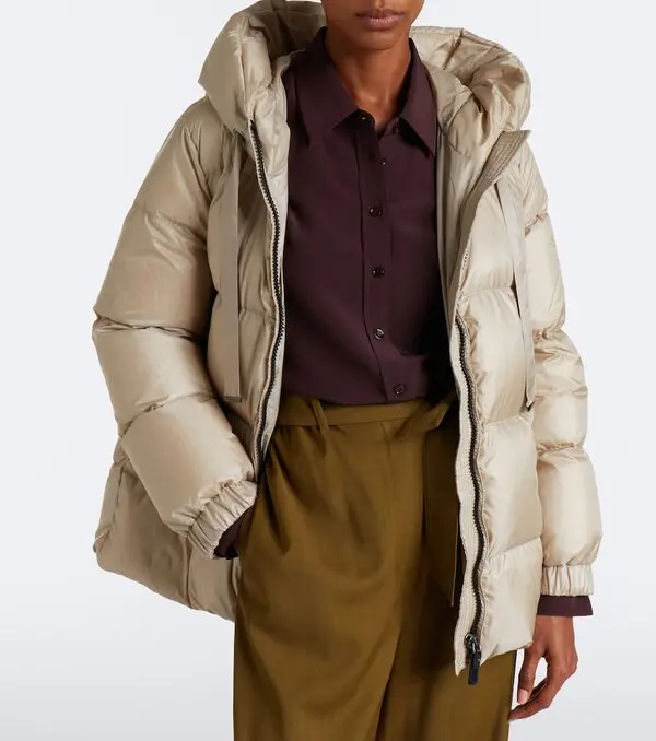 Max Mara Hooded Down Jacket