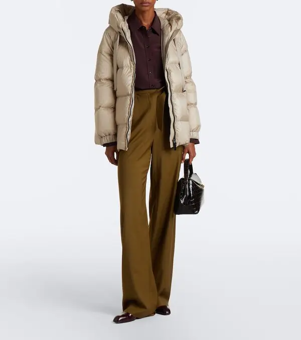 Max Mara Hooded Down Jacket