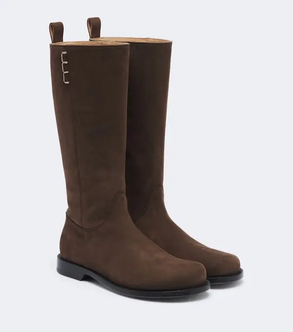 JW Anderson Suede Knee-high Boots - Brown