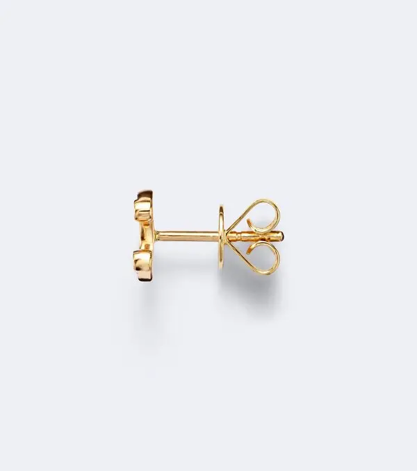 Sophie Bille Brahe Initial Petite C 18kt Single Earring With Diamonds