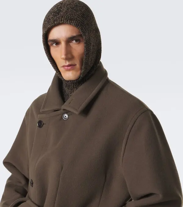 LEMAIRE Alpaca And Yak Balaclava - Brown