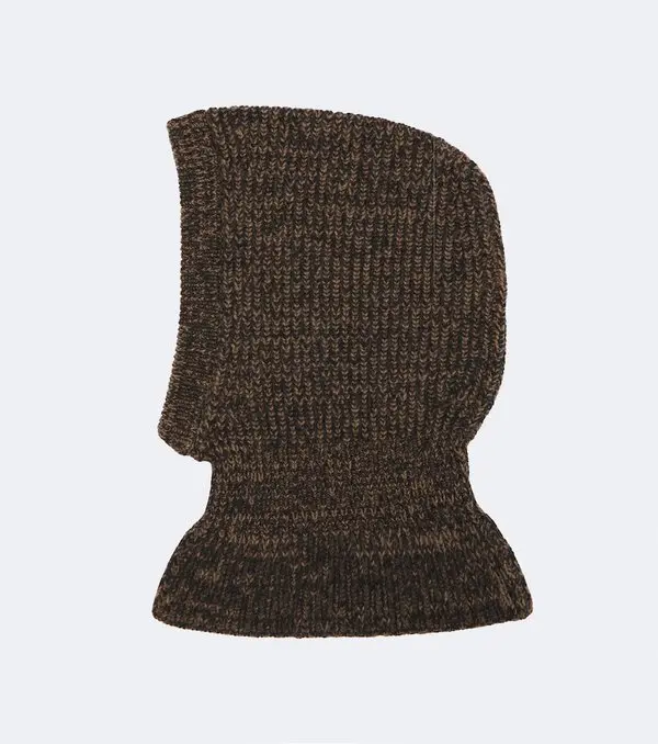 LEMAIRE Alpaca And Yak Balaclava - Brown