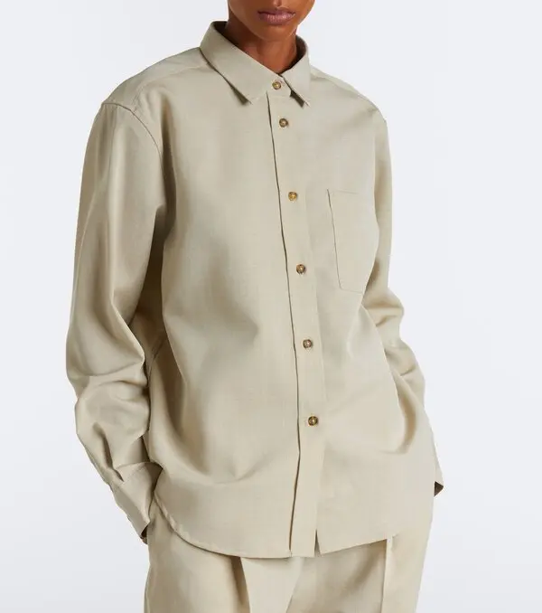 RÓHE Wool And Silk Shirt