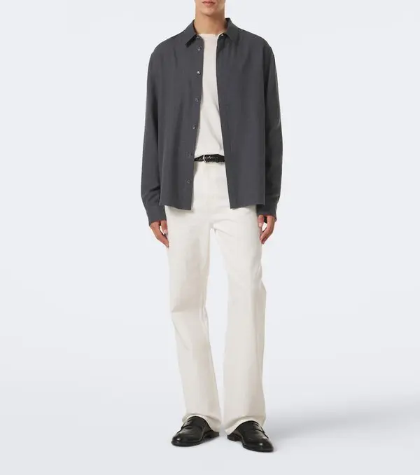 Gabriela Hearst Abbe Cotton And Cashmere Shirt