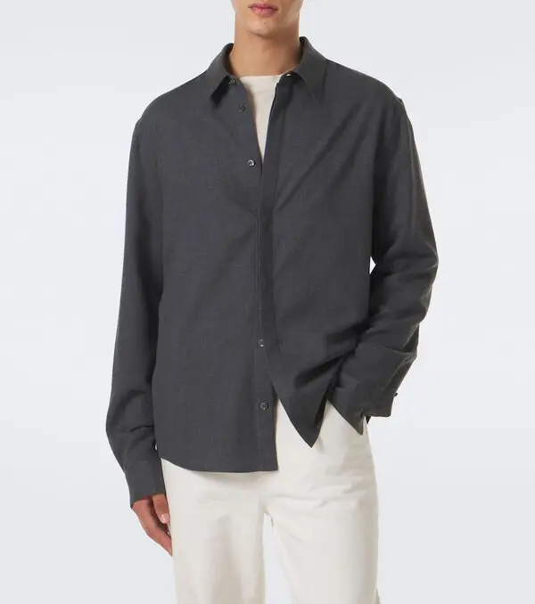 Gabriela Hearst Abbe Cotton And Cashmere Shirt