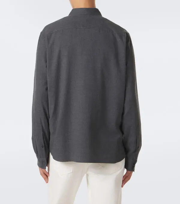 Gabriela Hearst Abbe Cotton And Cashmere Shirt