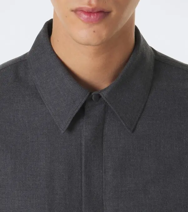 Gabriela Hearst Abbe Cotton And Cashmere Shirt
